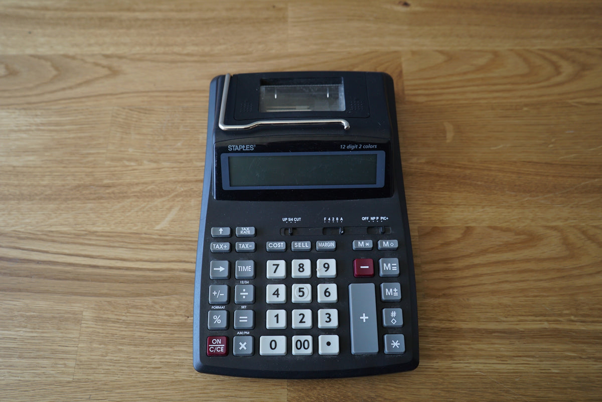 Receipt Calculator – This & That Props Inc