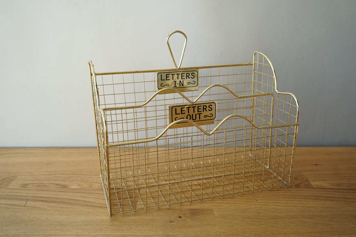 Gold Letter Tray – This & That Props Inc